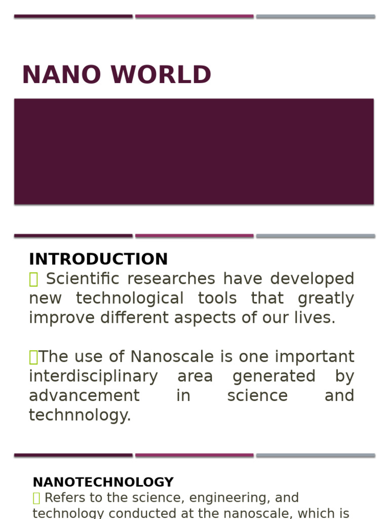 NANO WORLD | PDF