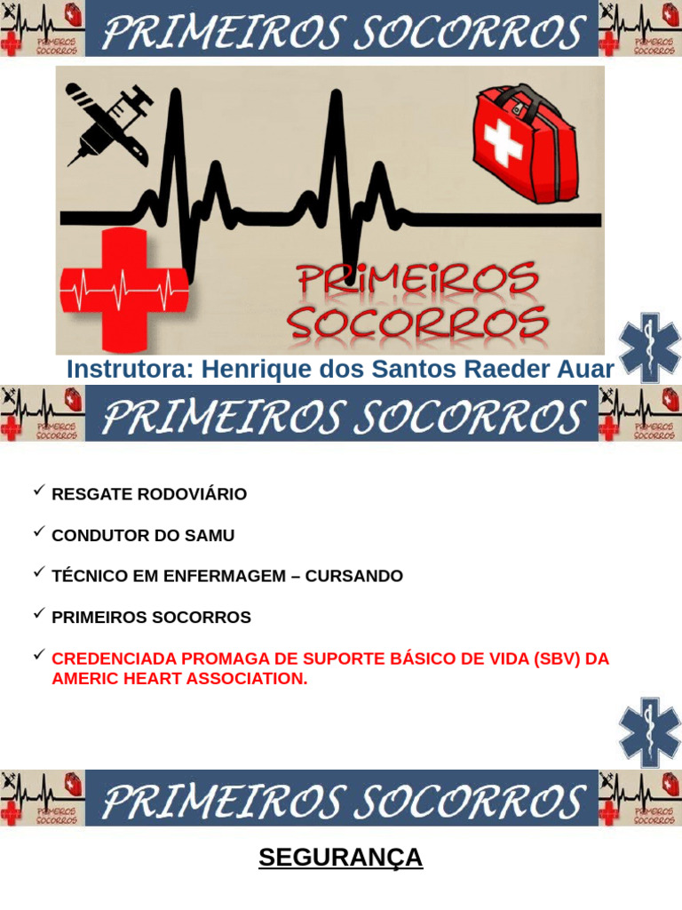 Primeiros Socorros Oficial | PDF