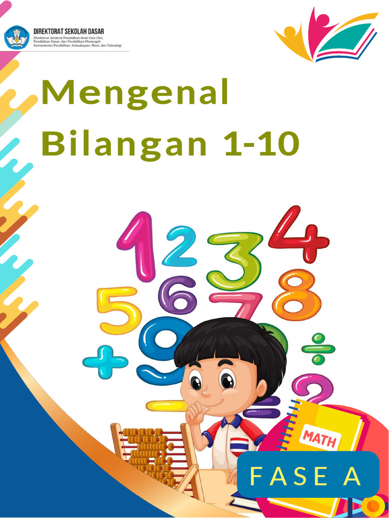 Modul Ajar Matematika - Mengenal Bilangan 1-10 - Fase A Conv | PDF