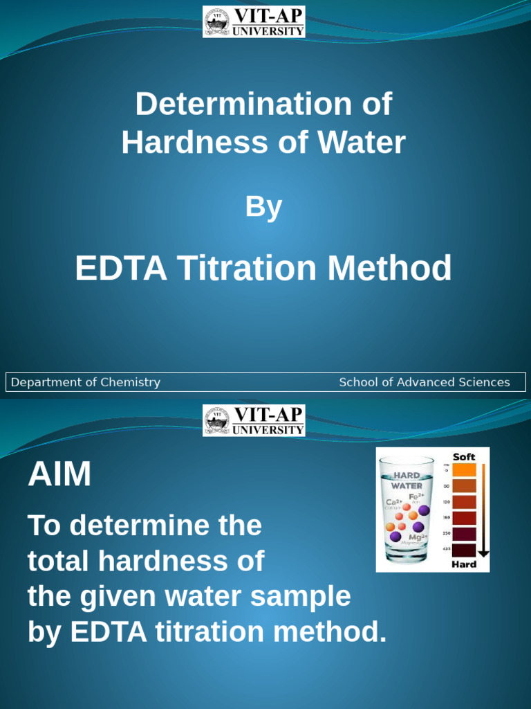 04 Hardness of Water - EDTA Method | PDF