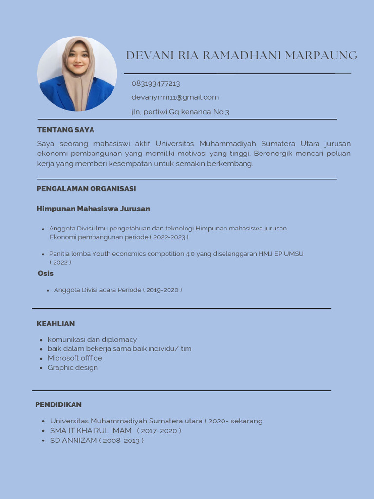CV Magang | PDF