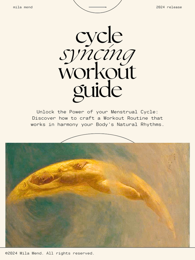 Mila Mend - Cycle Syncing Workout Guide | PDF