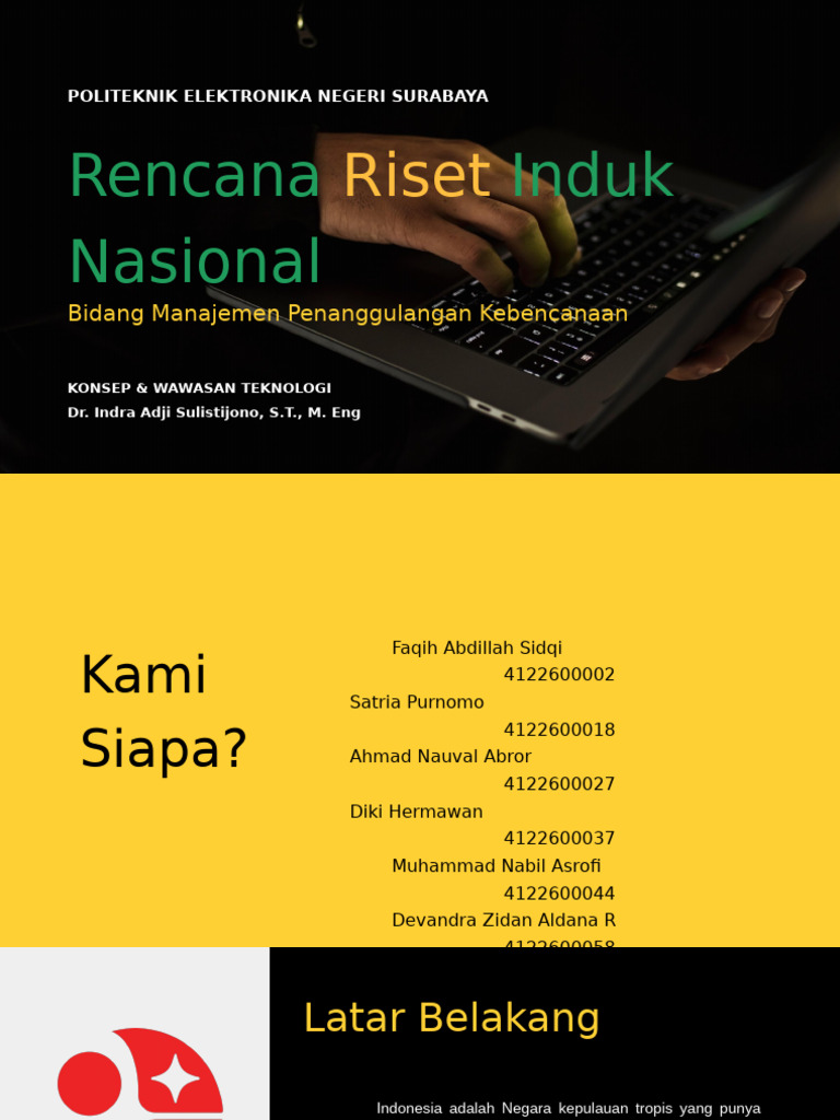 RIRN-Rencana Riset Induk Nasional Bidang Manajemen Penanggulangan ...
