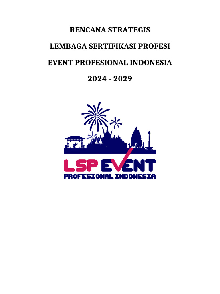 Contoh RENCANA STRATEGIS LSP | PDF