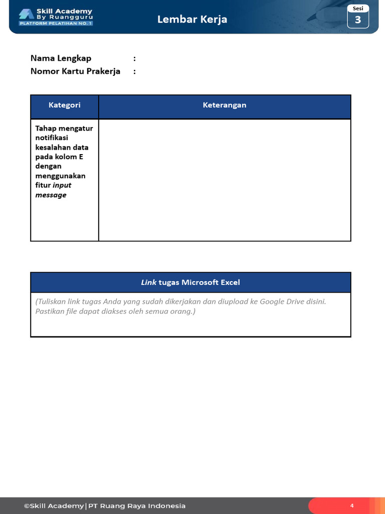 TMP Menggunakan Formula Sederhana Excel-Nurul Aflah-4-1 | PDF