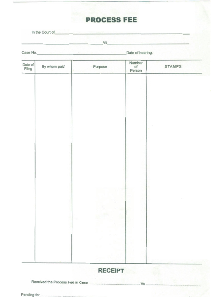 Process Fee | PDF