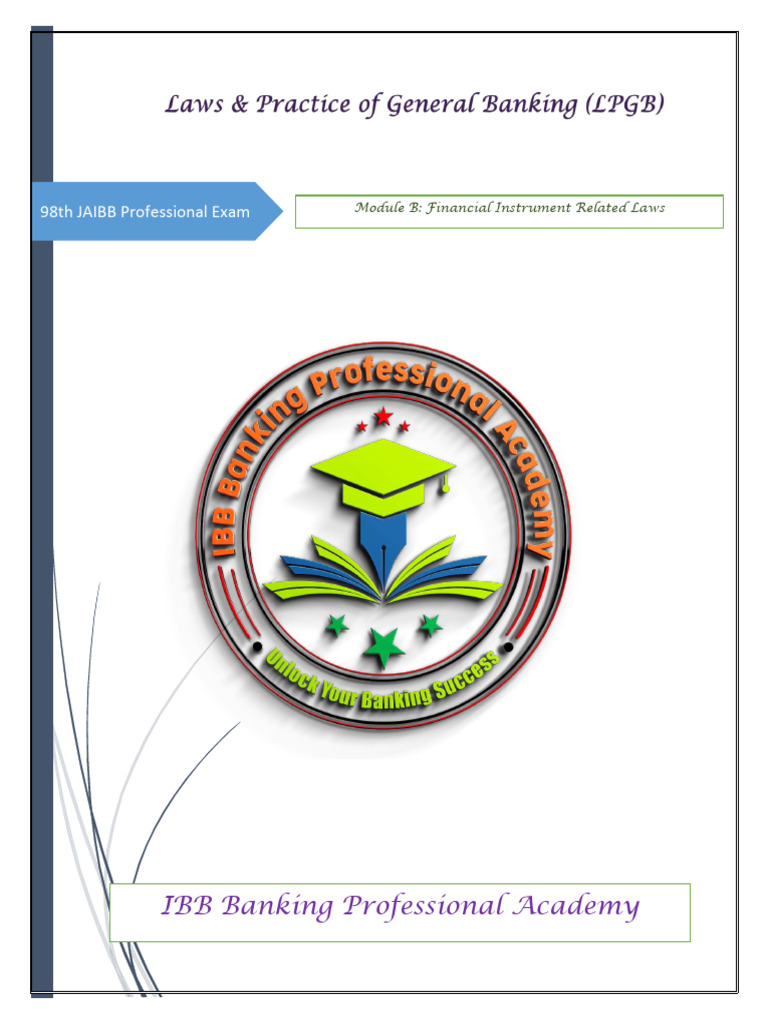 Module B - Financial Instrument Related Laws | PDF