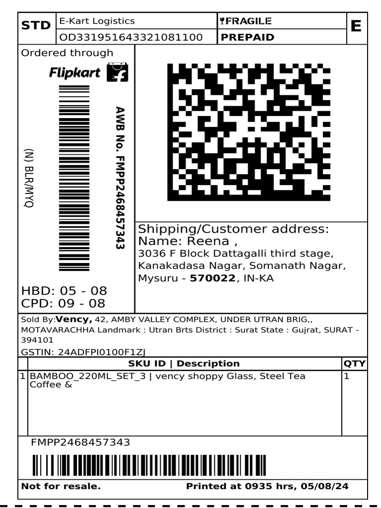 Flipkart Labels 05 Aug 2024 09 35 | PDF