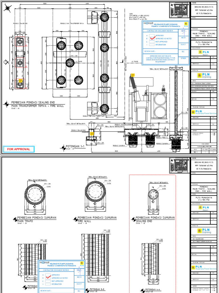 2428-C-03-MPP-002 Pondasi Main Trafo - Sealing End - Fire Wall review ...