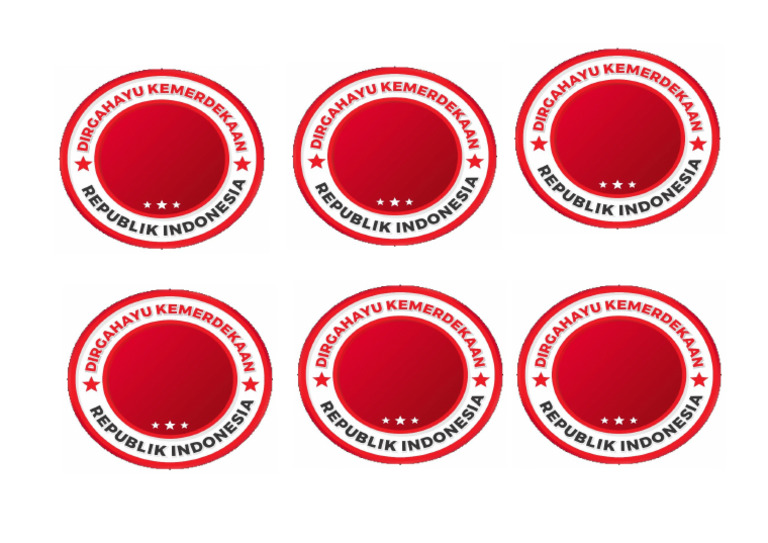 Stiker 17 Agustus | PDF