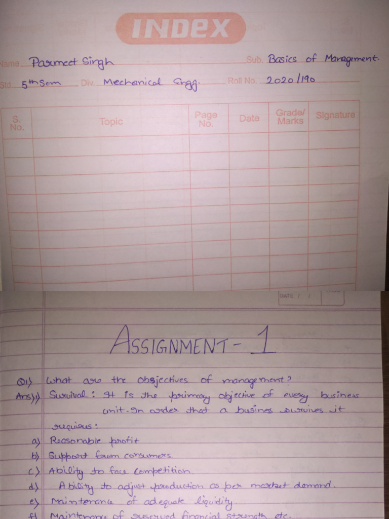 Bom Assignment 1 | PDF