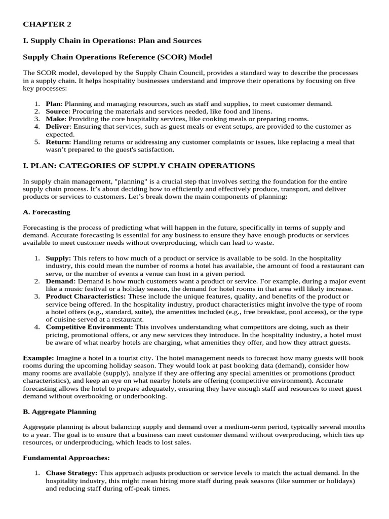 Supply Chain Chapter 2 SCM | PDF