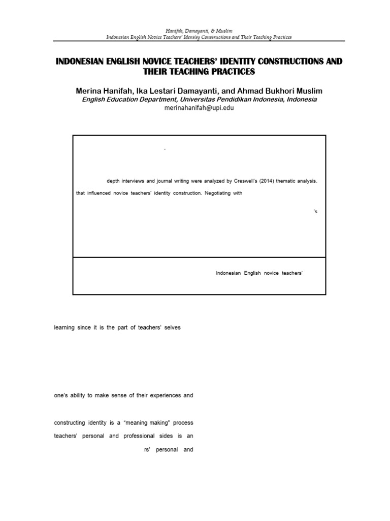 Novice teacher-pak abu | PDF