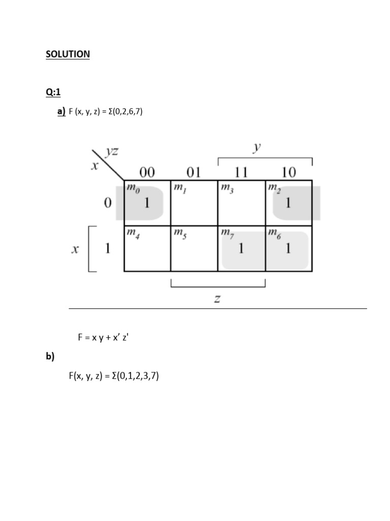 DLD Quiz Solution | PDF