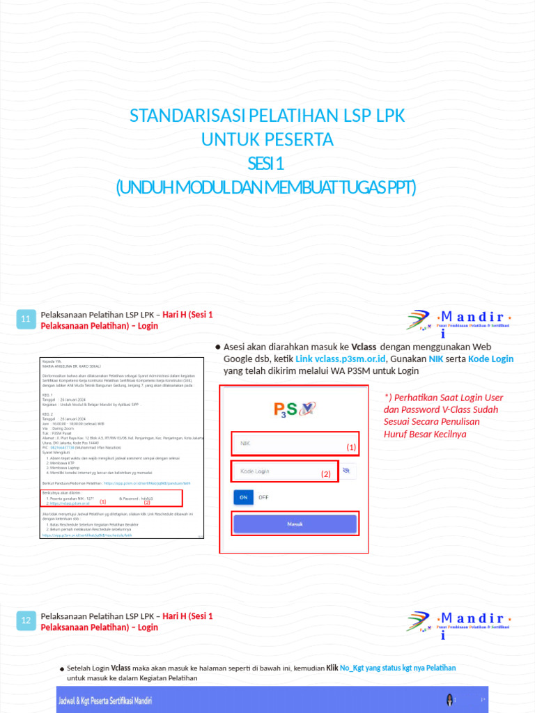 Standarisasi Pelatihan Lsp Lpk 26 01 Rev 1.0 | PDF
