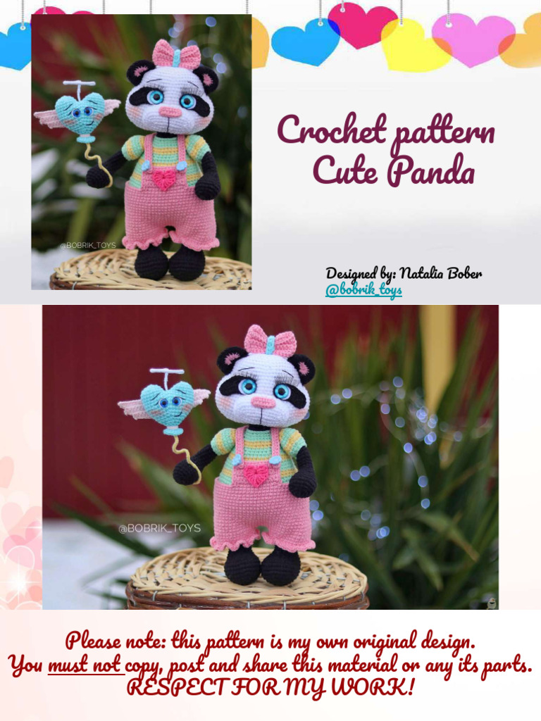 Bobrik Toys - Natalia Bober Cute Panda | PDF
