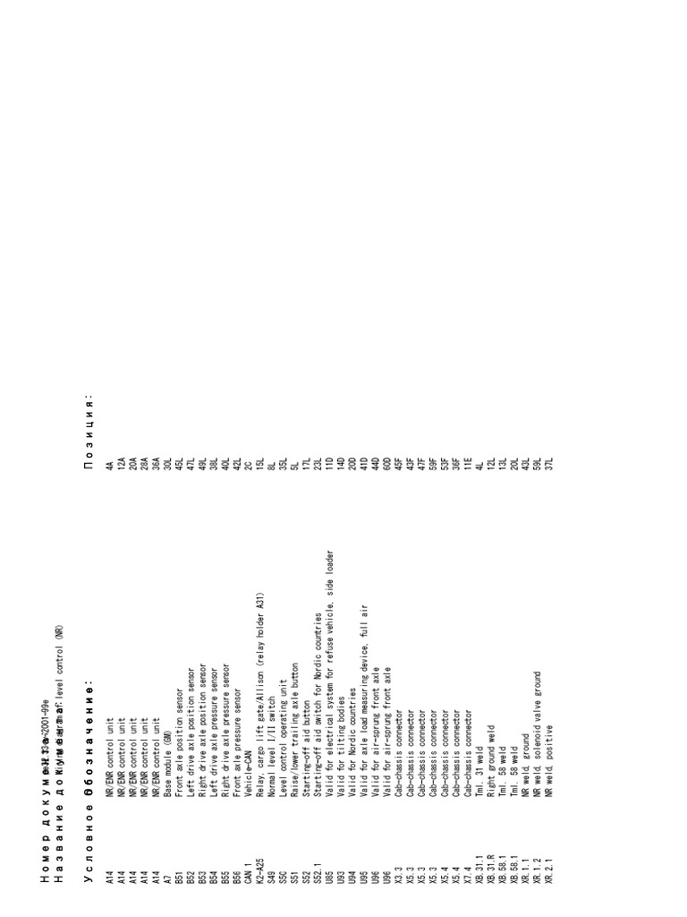 Wiring diagram of level control (NR)_010205 | PDF