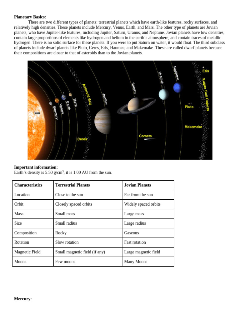 Guided Reading 1 - Terrestrial Planets Reading | PDF | Planets | Mars