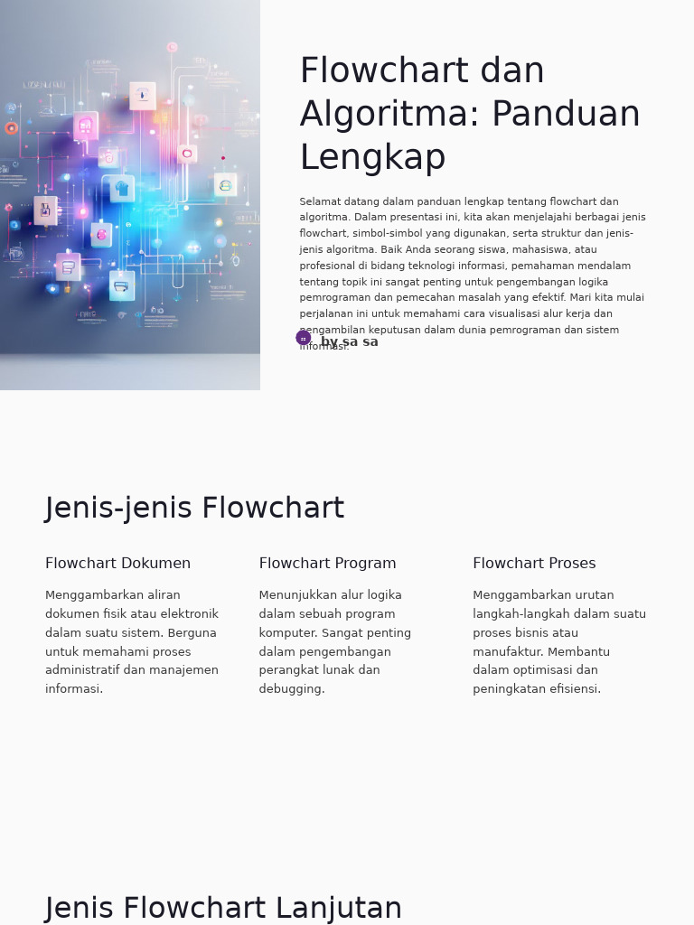 Flowchart Dan Algoritma Panduan Lengkap | PDF | Bisnis | Teknologi ...