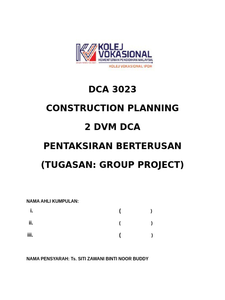 Contoh Cover Dan Table of Content PB | PDF