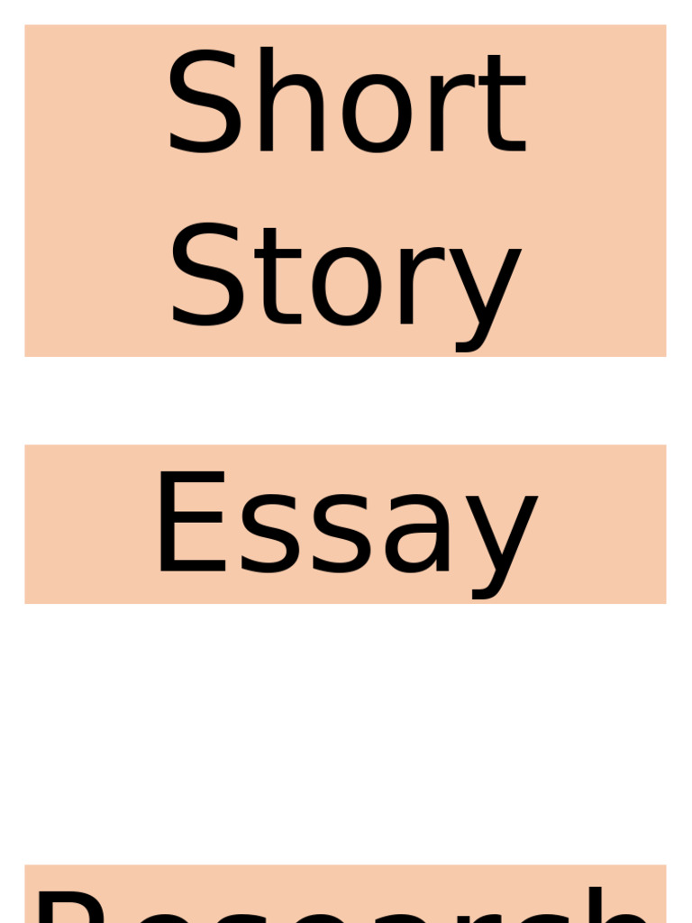 Short Story | PDF