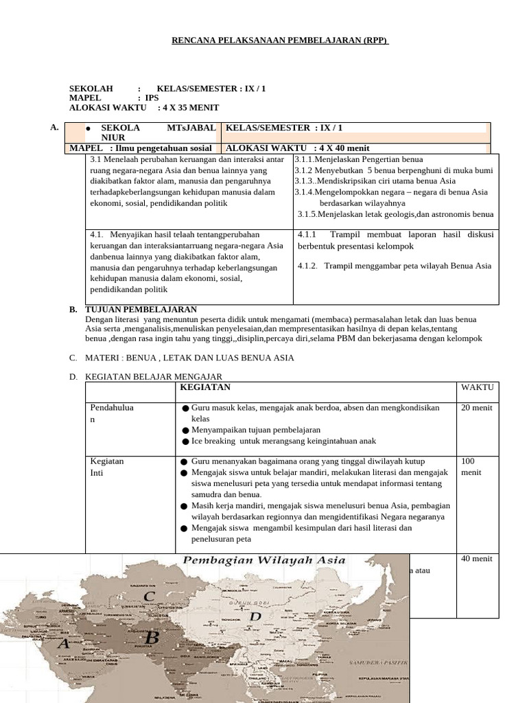 RPP 24 - 25 Ganjil | PDF