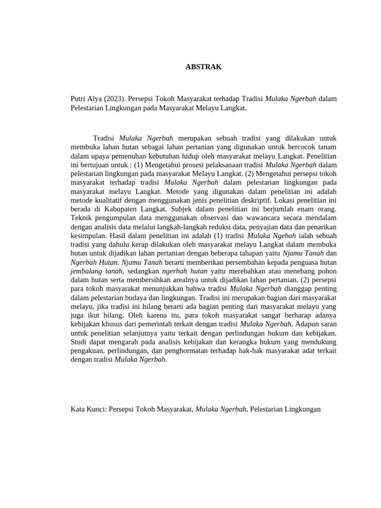 Abstrak Putri Alya | PDF