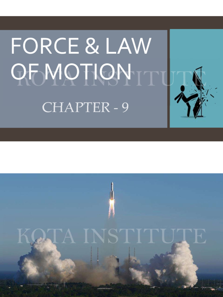 Force & Law of Motion PDF | PDF