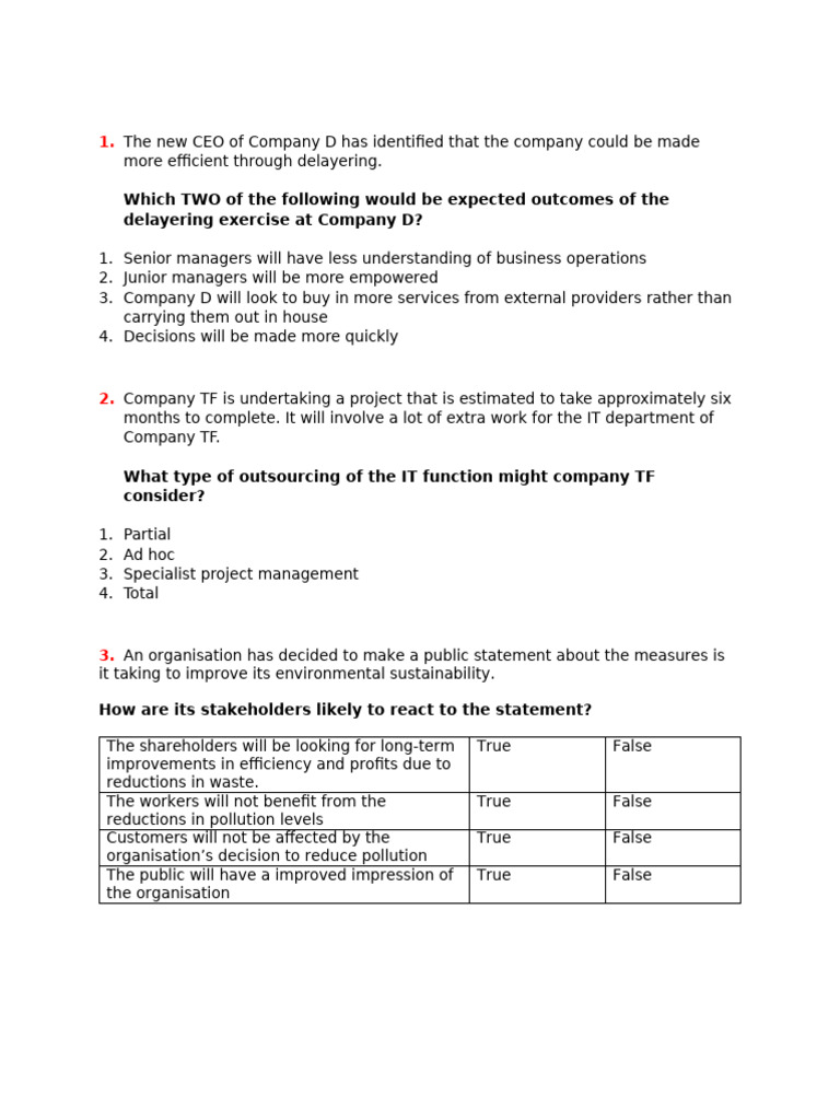 Delayering and Outsourcing Strategies Explained | PDF | Business