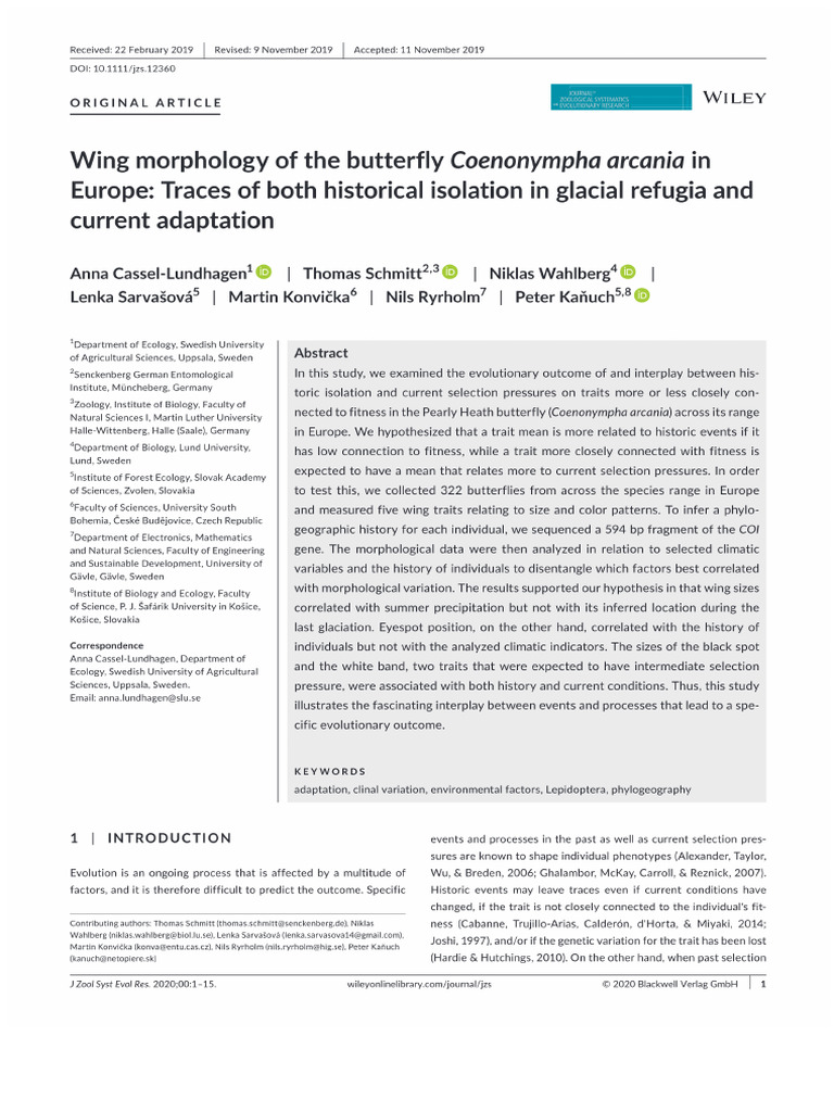 Cassel Lundhagenetal.2020 | PDF