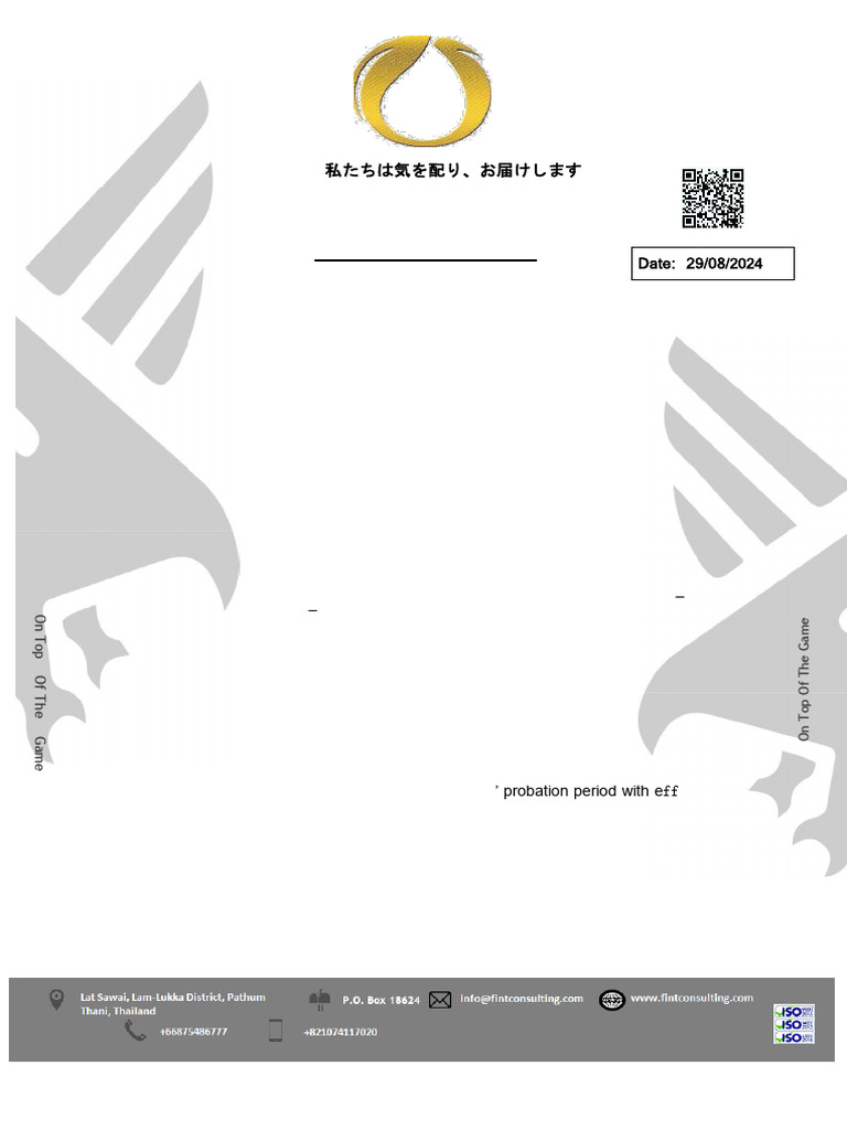 Muturi Contract | PDF