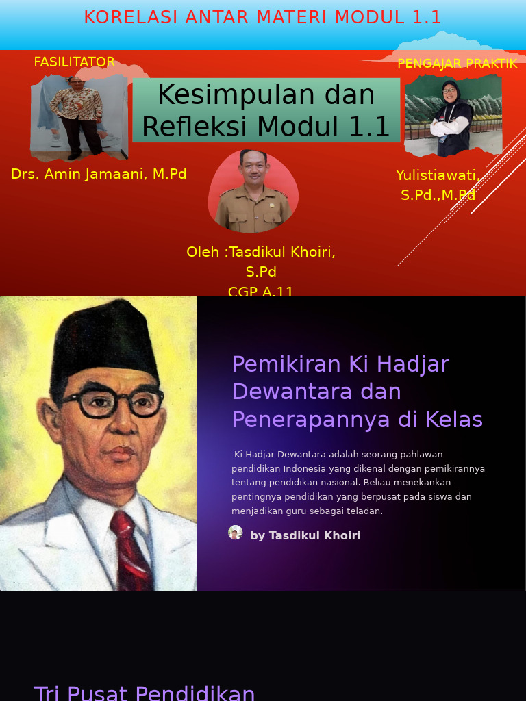 Koneksi Antar Materi Modul 1.1 | PDF