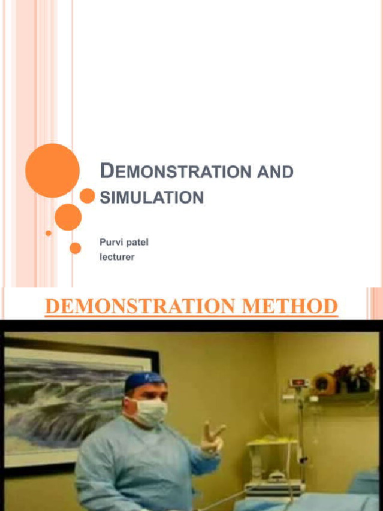 Skill Lab Demonstration | PDF