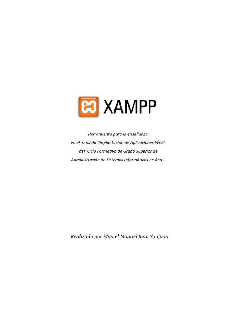 XAMPP | PDF | Php | Servidor web