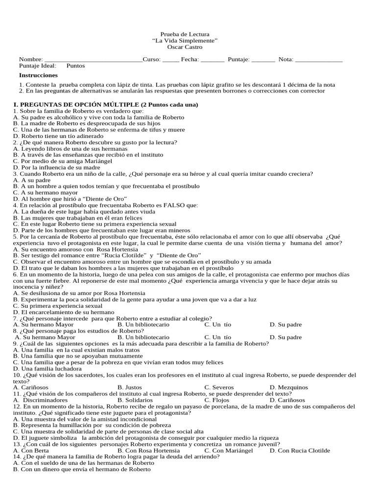 La Vida Simplemente | PDF