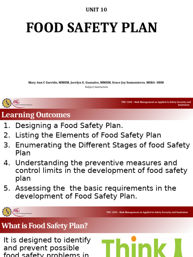 Food Safety Pdf