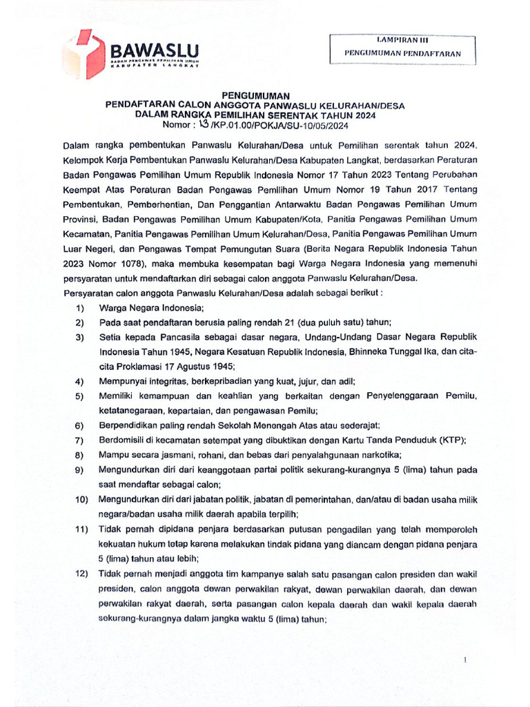 Berkaspendaftaran PKD | PDF