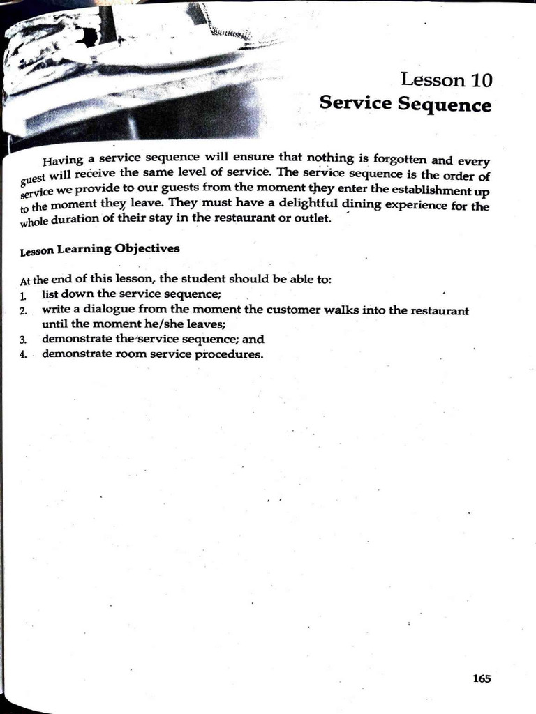 Service Sequence | PDF