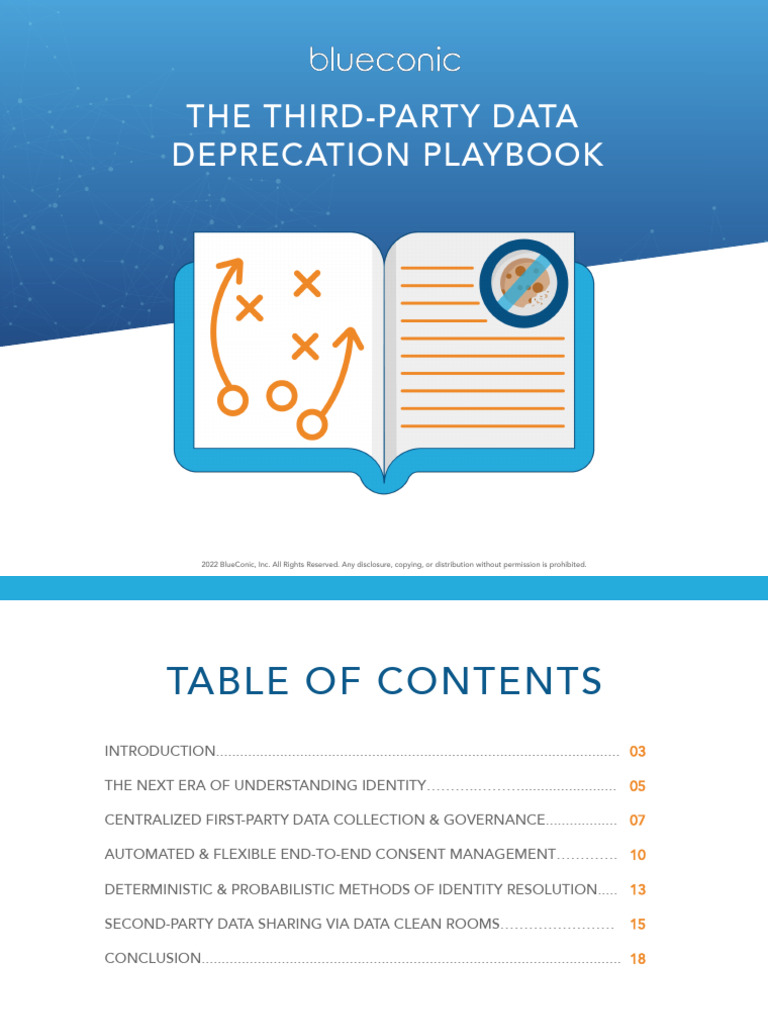 Third Party Data Deprecation Playbook | PDF