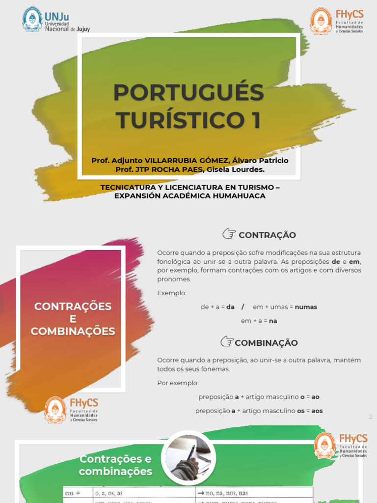 Material complementar VERBOS E CONTRAÇÕES - | PDF