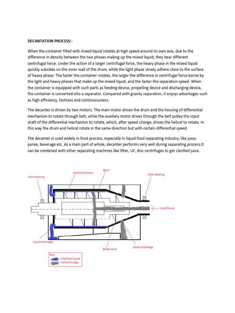 Decantation and Dorr Agitator Process | PDF