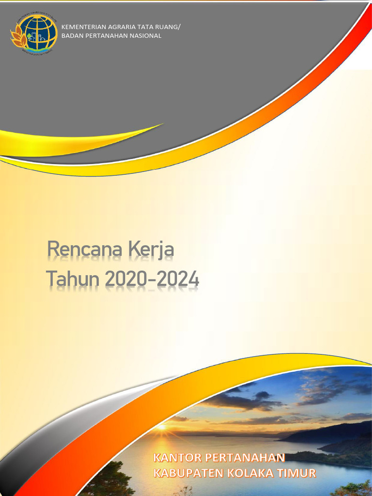 RENCANA KERJA TAHUN 2020 s.d 2024 | PDF