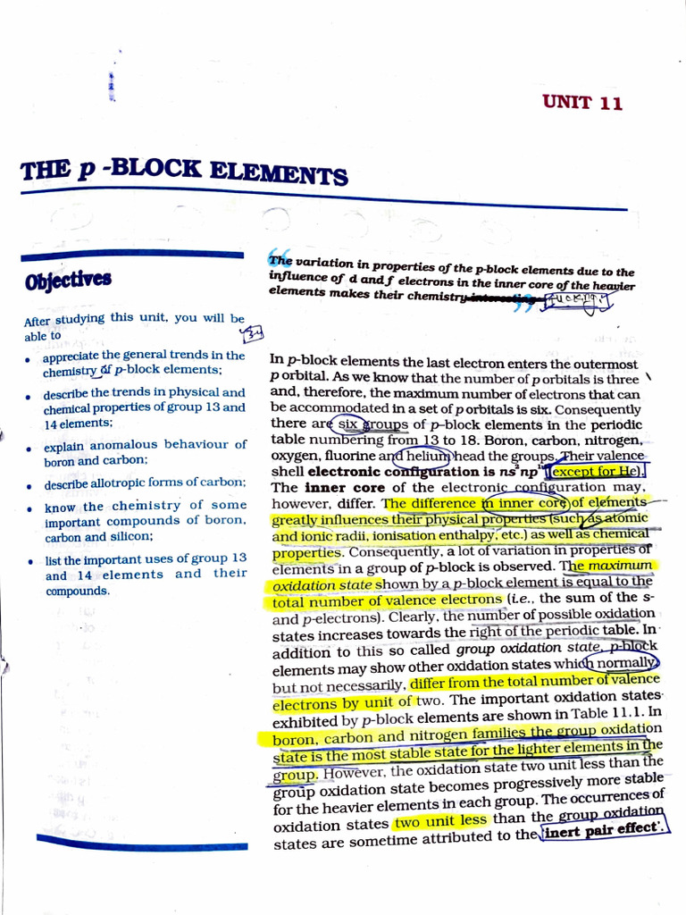 P Block | PDF