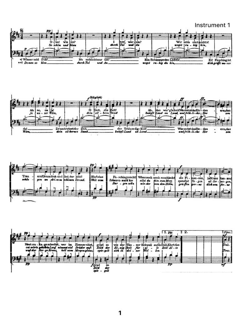 Wiener Seid Froh | PDF