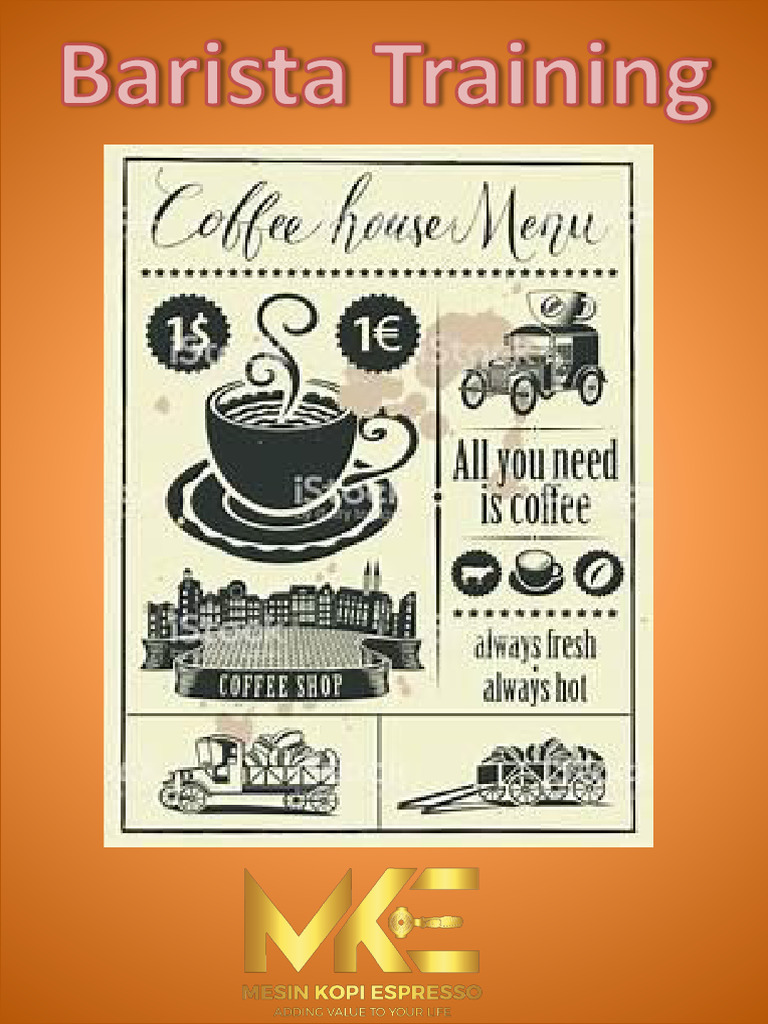 Barista Training Guide and Techniques | PDF | Coffee | Caffeinated Drinks
