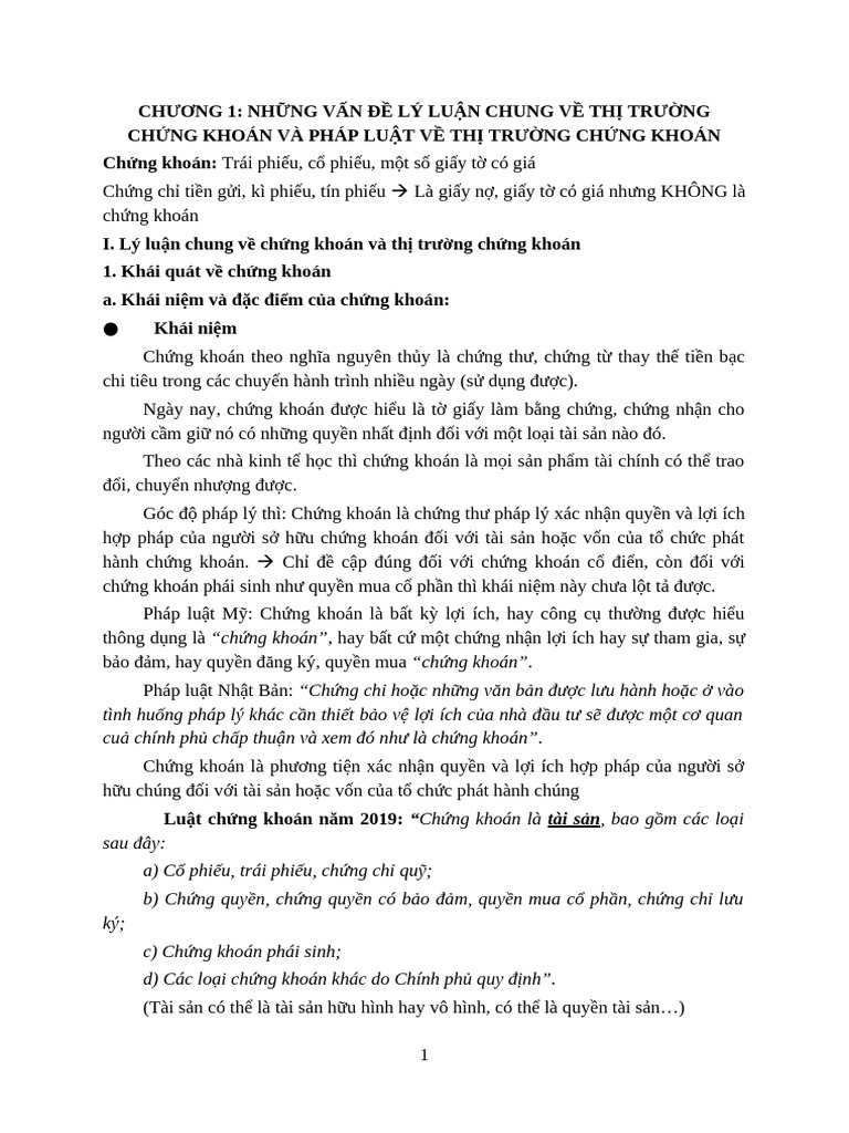 LÝ THUYẾT LCK TỔNG HỢP | PDF