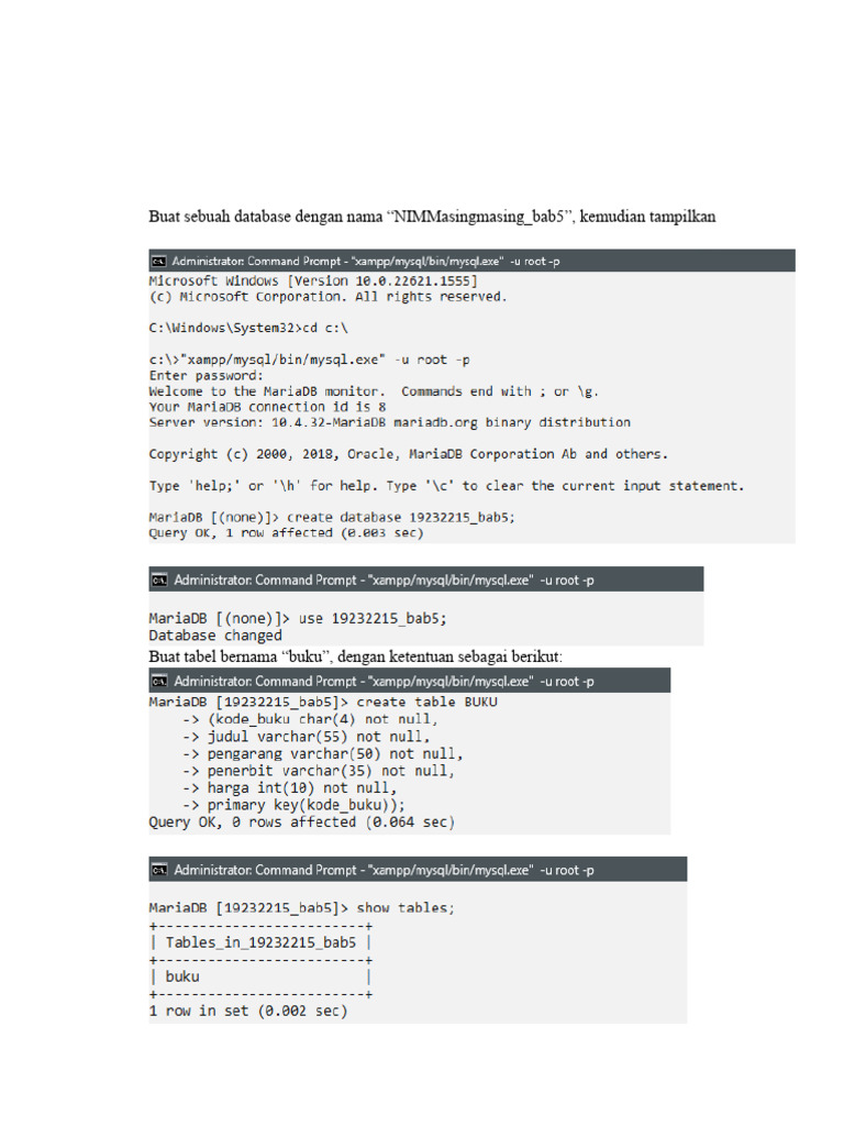 Tugas Apk Basis Data Rahayu | PDF