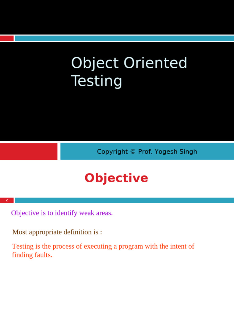 OO Testing | PDF