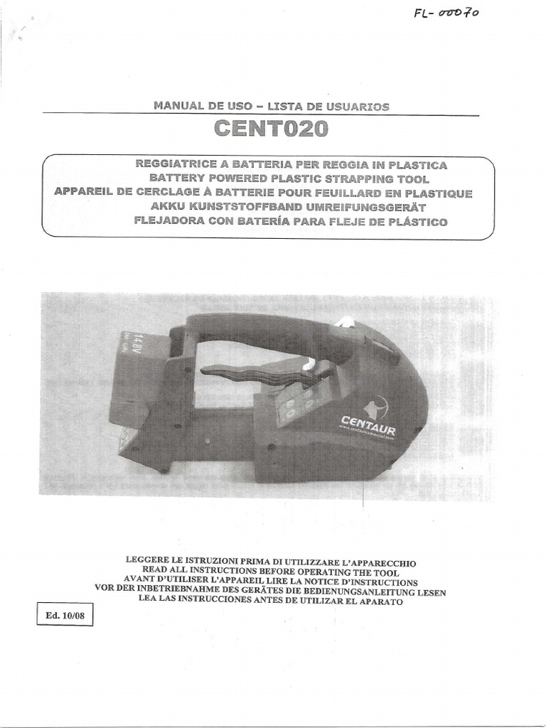 CENTAUR CENT020-MANUAL Y CE | PDF