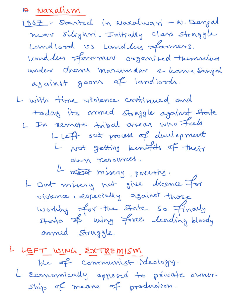 4 Left Wing Extremism | PDF | Maoism
